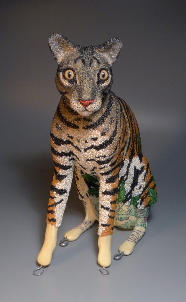 Tigger / Tiger, Or Who She Thinks She Is | Leslie B. Grigsby Beadwork