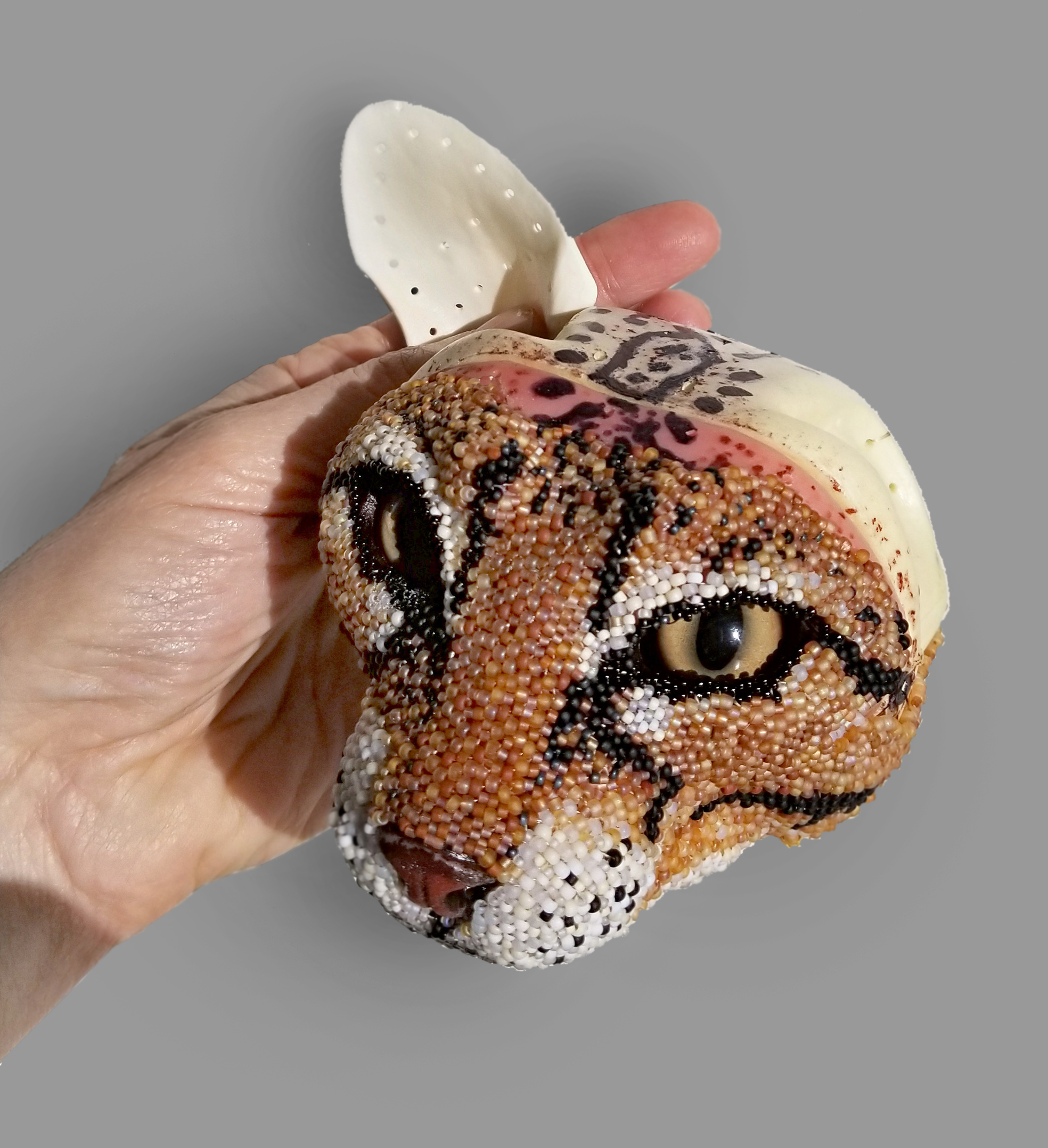 I’m All Ears (Margay) | Leslie B. Grigsby Beadwork