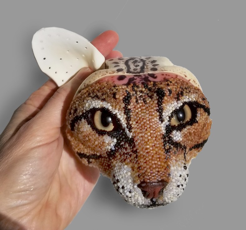 I’m All Ears (Margay) | Leslie B. Grigsby Beadwork